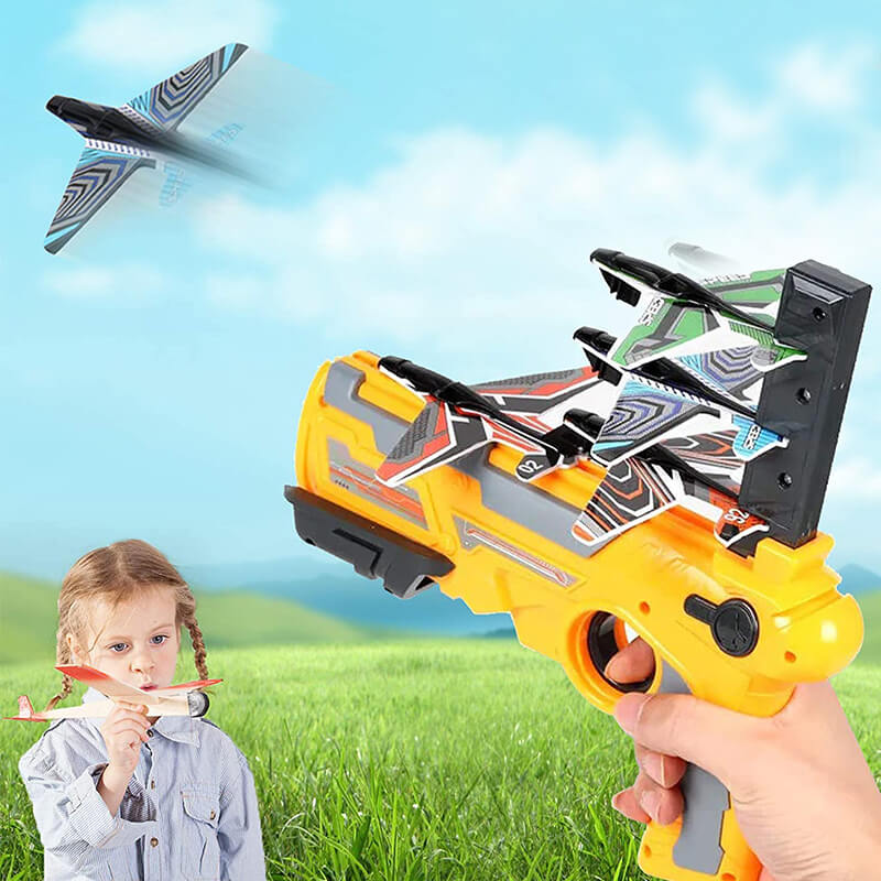 Plane launcher toy gun AeroShoot – Smania
